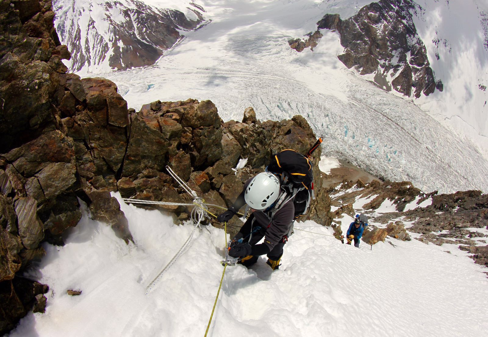 Team makes safe ascent up Abruzzi ridge to Camp 1