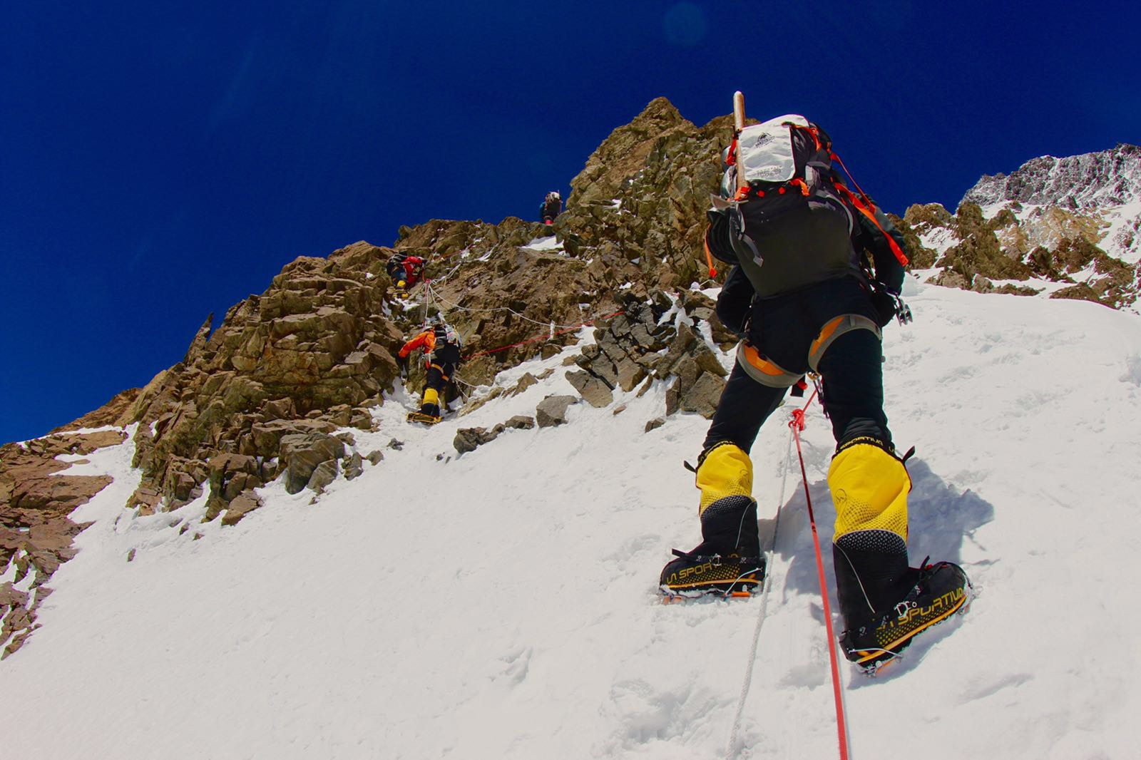 2016 K2 Climbers trekking out of the Karakoram