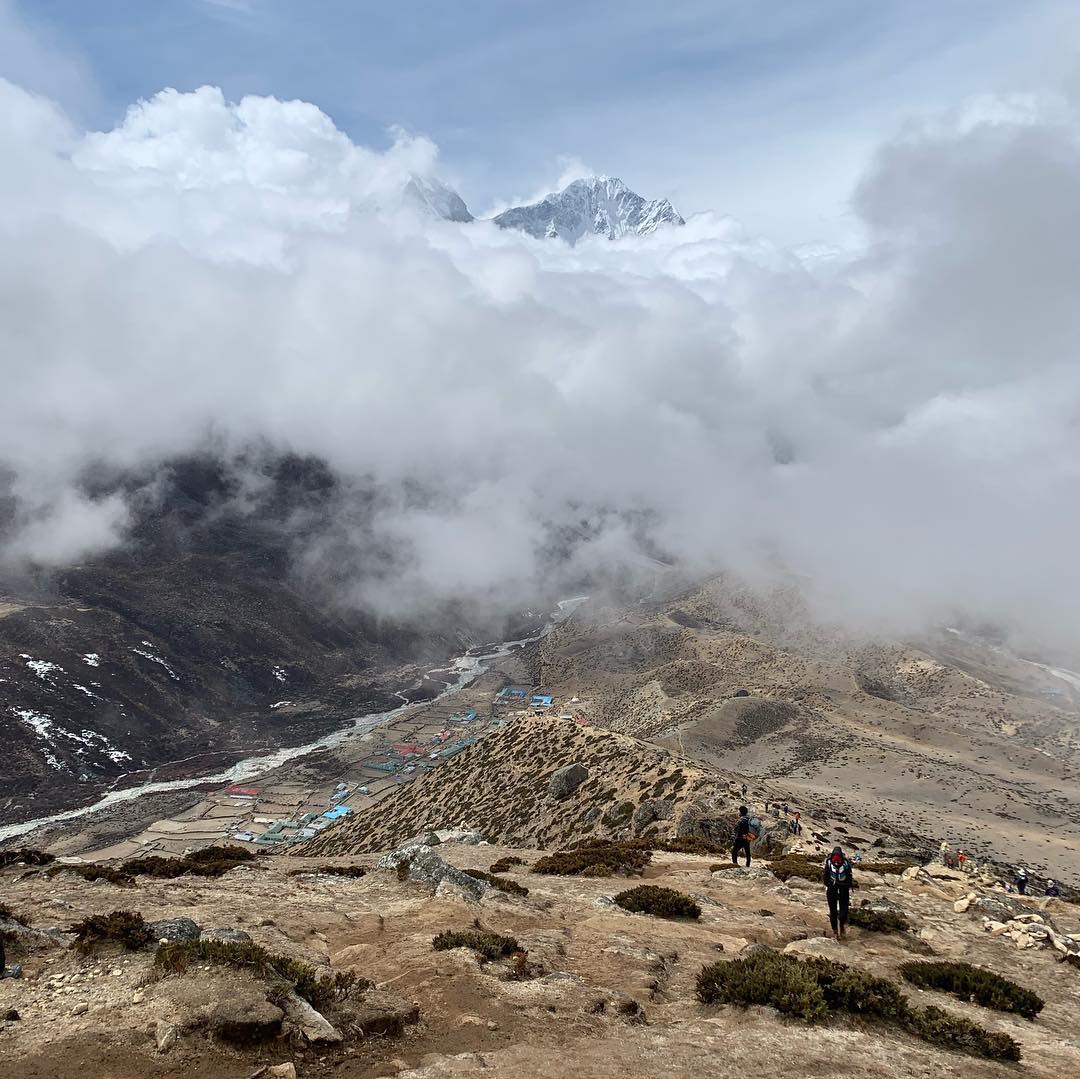 Acclimatizing above Dingboche - Madison Mountaineering