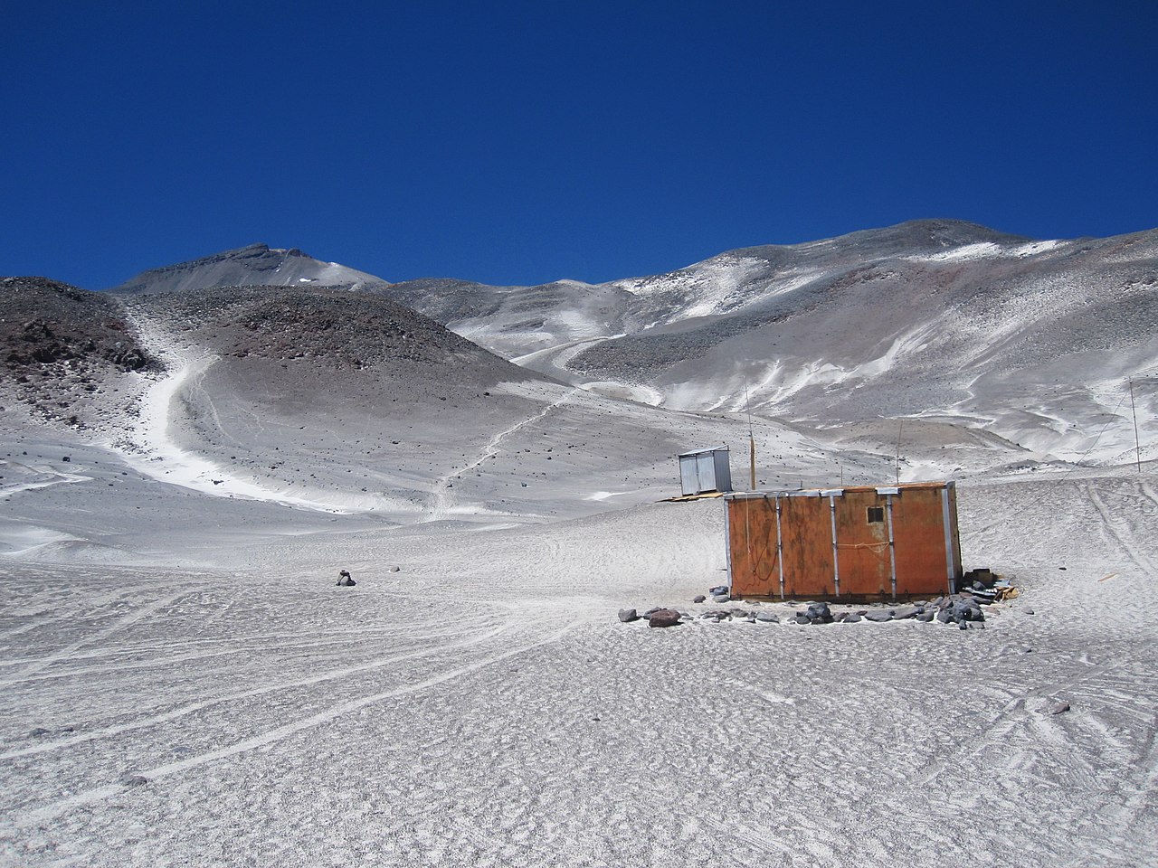 Atacama Refugio - Ojos del Salado Base Camp (5256m/17,244ft) - Madison ...